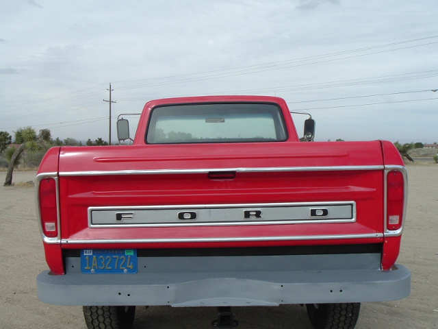1976 F250 Highboy Restored 360 4 speed Red